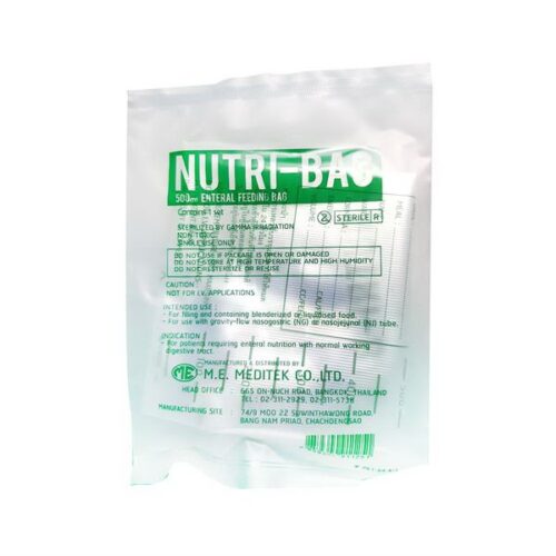 ถุงให้อาหาร Nutri-Bag ยี่ห้อ ME ขนาด 500 ML (ถุง 100ชุด) - MedSupply.Co