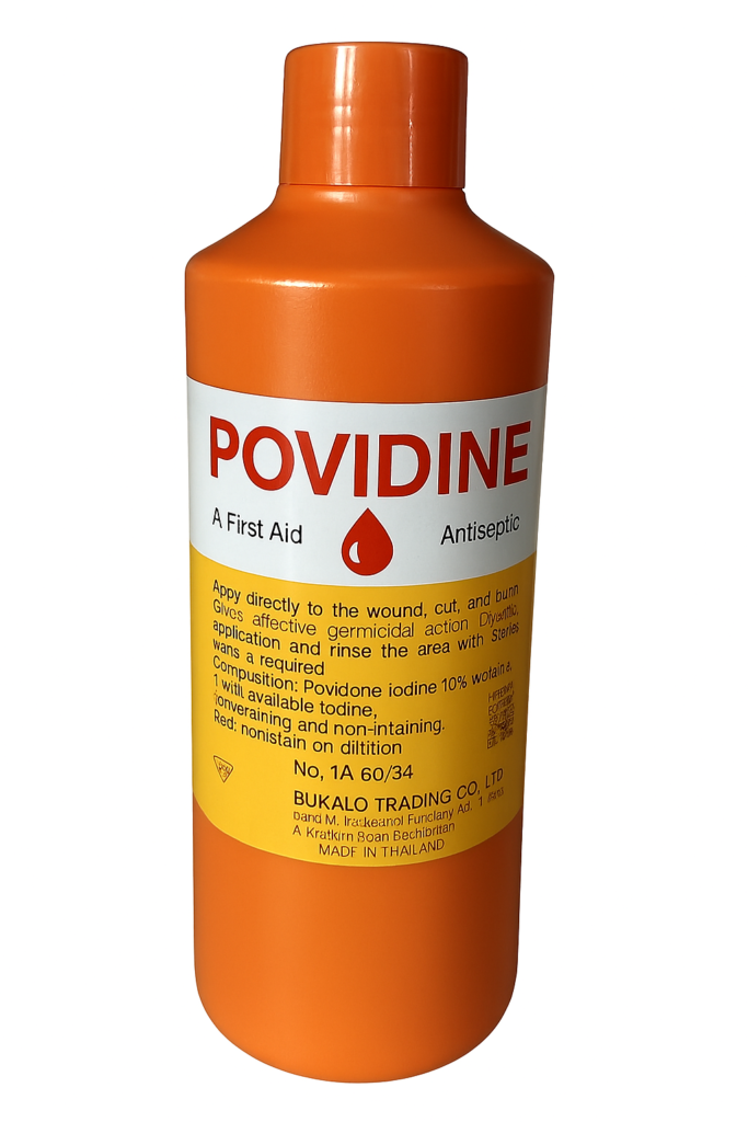 Povidine โพวิดีน 450ml Povidone iodine สูตร Betadine - MedSupply.Co
